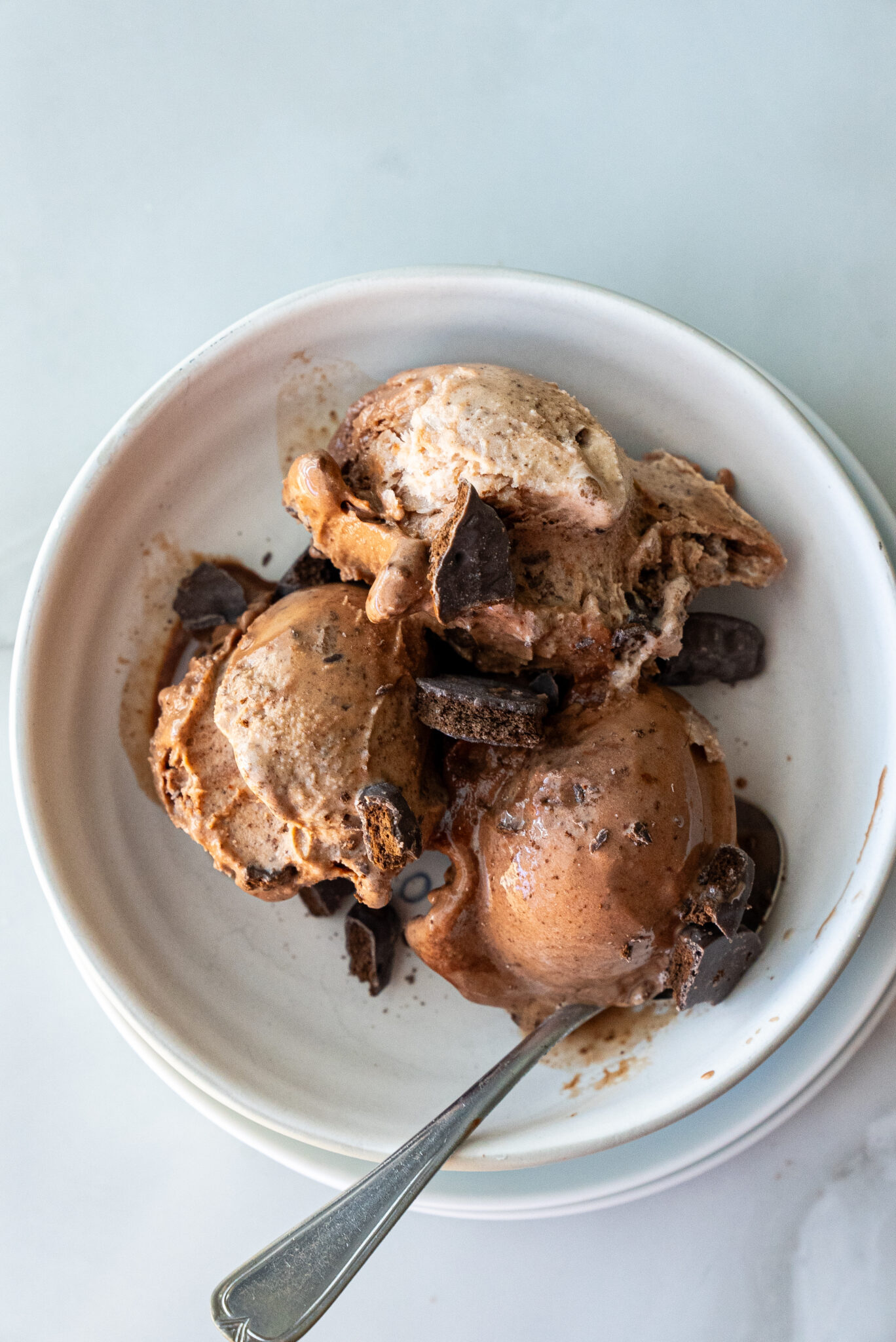 Thin Mint Protein Ice Cream - Give a Girl a Spoon